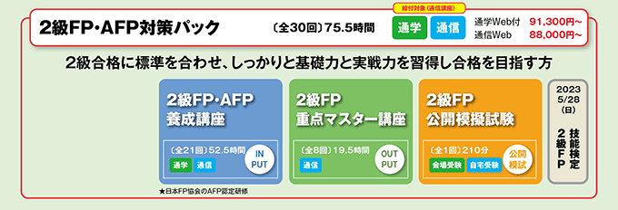 講座案内 - AFP・2級ファイナンシャルプランニング技能士｜LEC東京リーガルマインド
