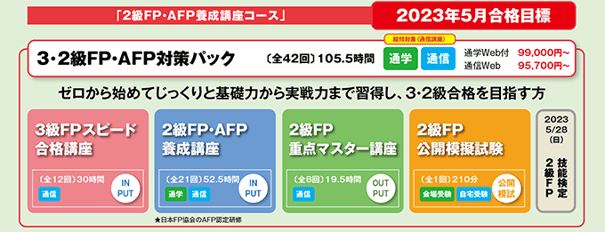 講座案内 - AFP・2級ファイナンシャルプランニング技能士｜LEC東京リーガルマインド